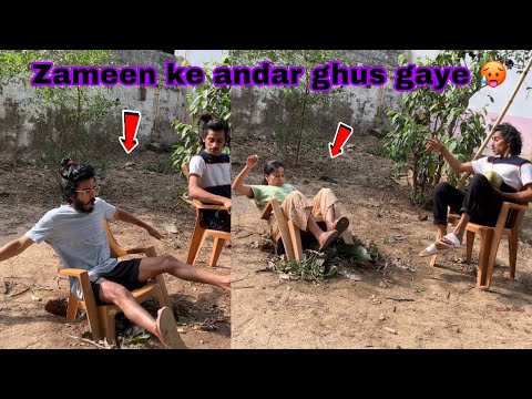 Zameen ke andar ghusa diya 🥵 | prank on family | Ginni pandey pranks ...