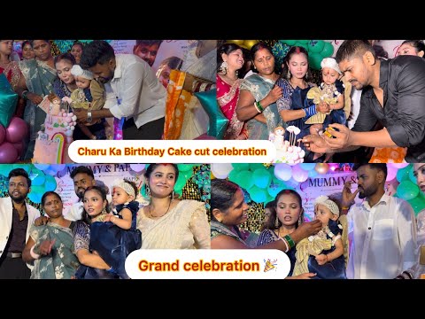 Charu Ka First grand Birthday Celebration 🎉 ❤️|| #aryanrj #vlog 