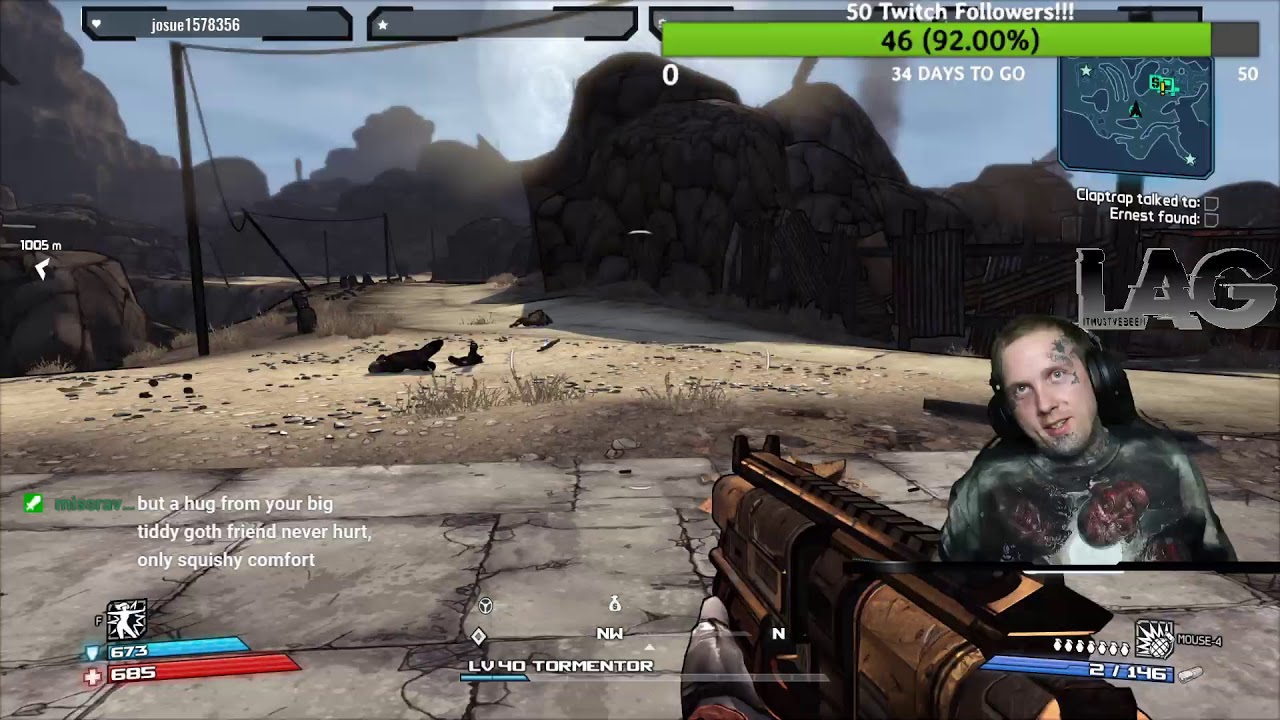 Borderlands 1 - 2nd level playthrough! - YouTube