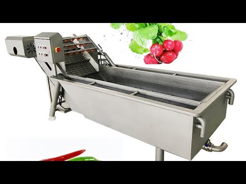 Vegetables fruits and seafood washing blanching processing machines ...