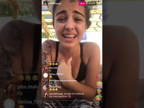 MALU TREVEJO | INSTAGRAM LİVE STREAM | 12.10.2018