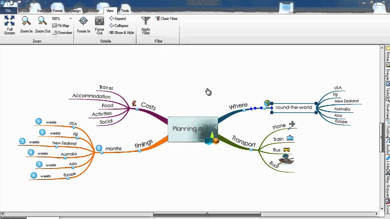 iMindMap 6 - Expand & Collapse - YouTube