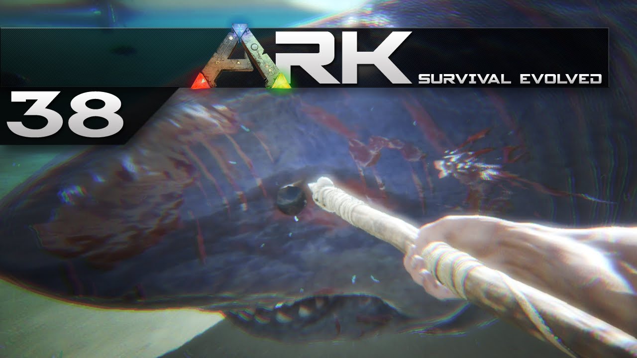ARK: Survival Evolved || 38 || Mega shark of doom! - YouTube