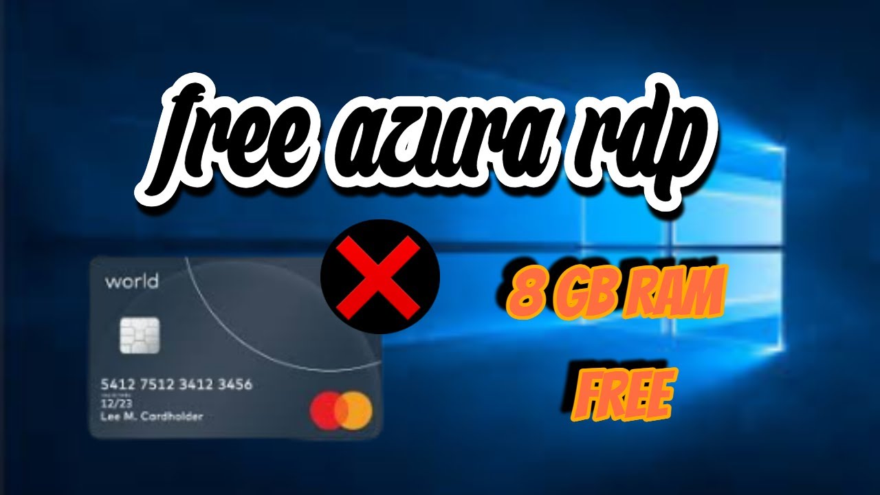 Free way to create azura rdp without credit card 2024 | LapioGaming ...