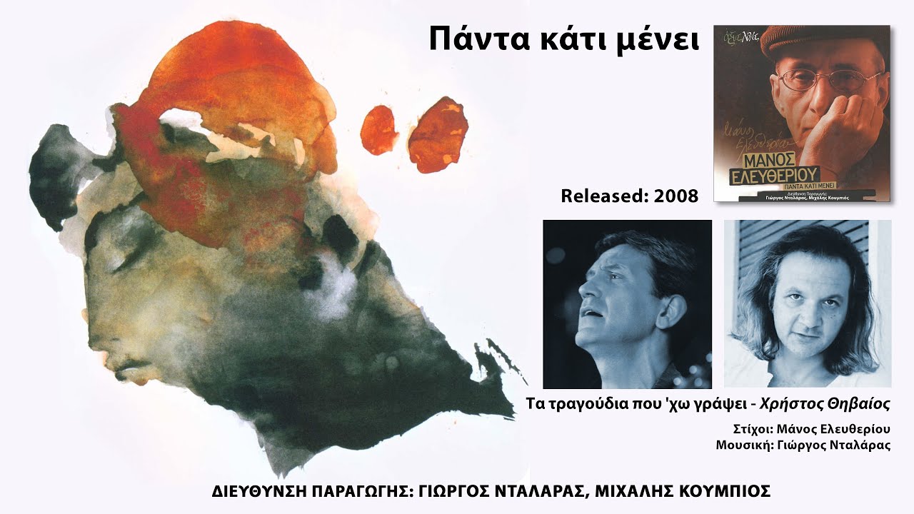 Χρήστος Θηβαίος - Τα Τραγούδια Που 'Χω Γράψει - YouTube