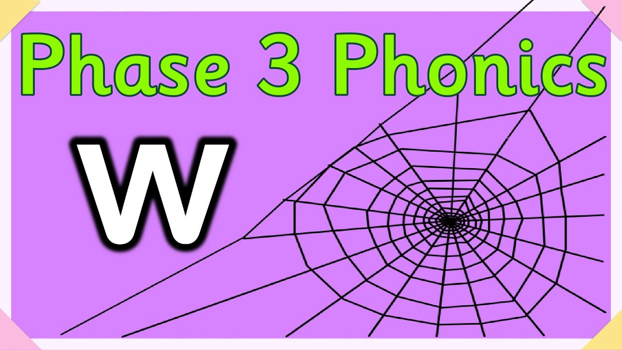 Phase 3 W Phonics Lesson 😊 [w Phoneme] Miss Ellis 💜 #wsound #theletterw ...