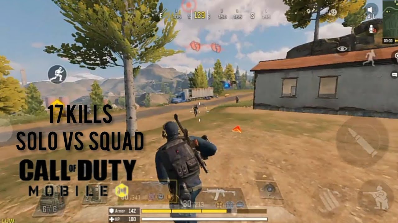 17 Kills Solo VS Squad | COD MOBILE #callofdutymobile - YouTube