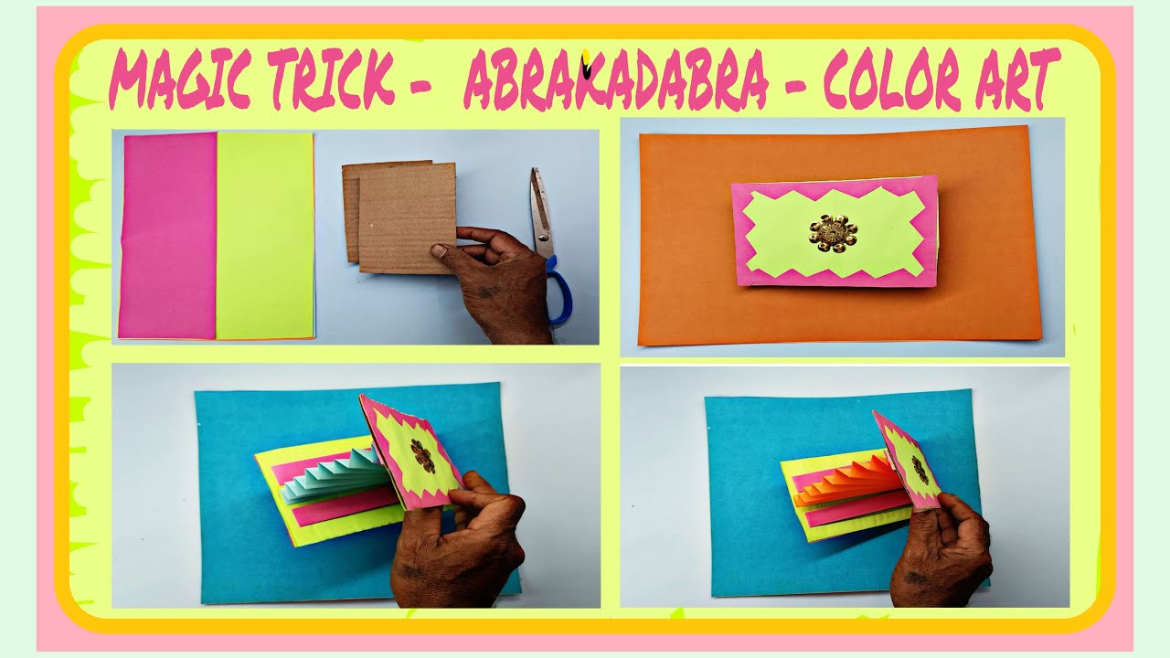 How to make magic paper craft | Abraka Dabra | RamzArts | Funny Craft ...