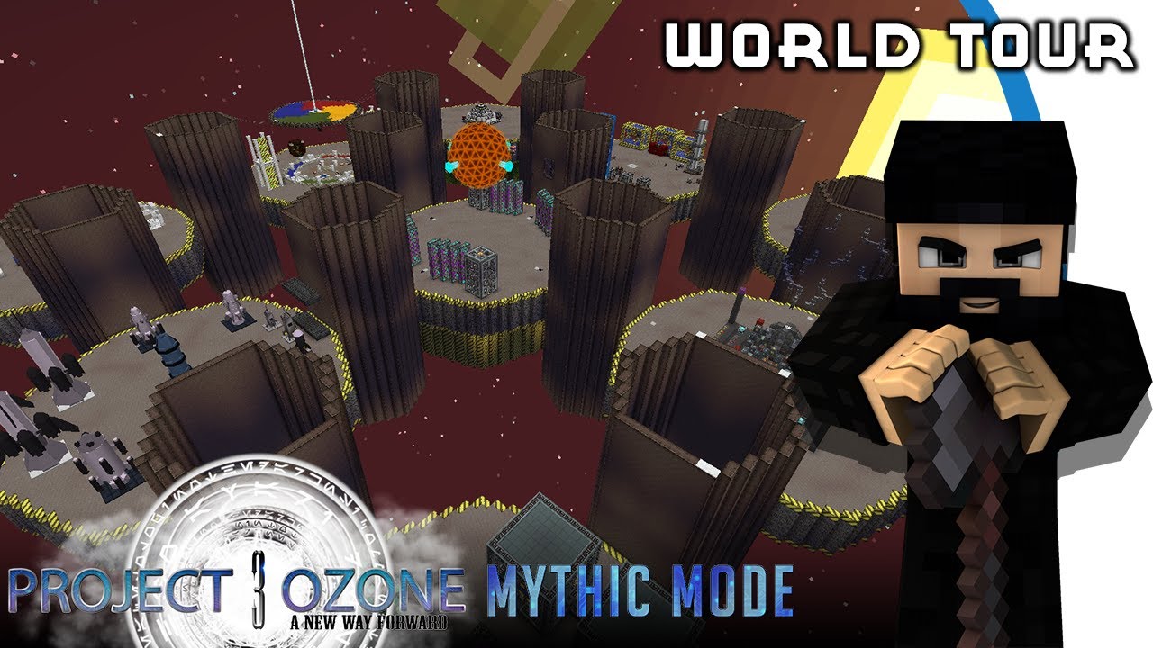 [Minecraft] Project Ozone 3 MYTHIC - World Tour - DL MAP - YouTube