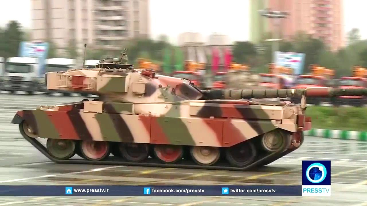 Press TV - Iran New & Upgraded Main Battle Tanks, Armoured Vehicles ...