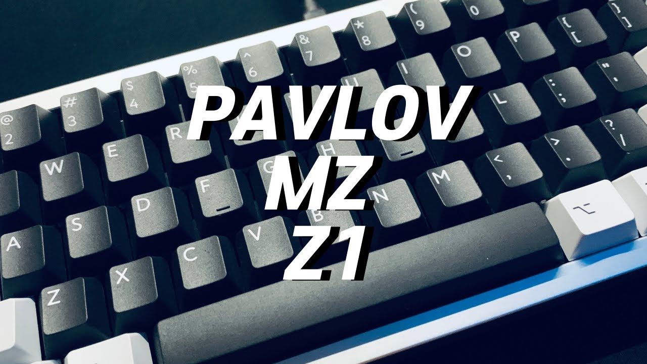 PAVLOV MZ Z1 Linear Switch Typing Sound - YouTube