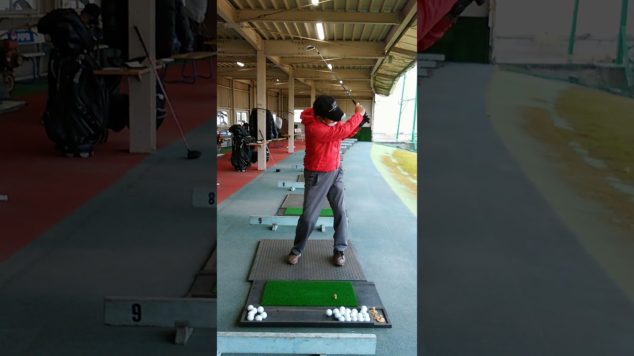 Basics of pendulum golf swing(7I) - YouTube