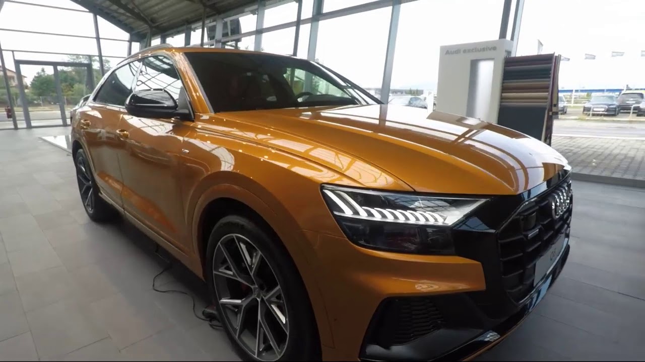 Dragon Orange Metallic Audi Q8 2019 / 50 TDI Quattro S-line 💪 Price: € ...