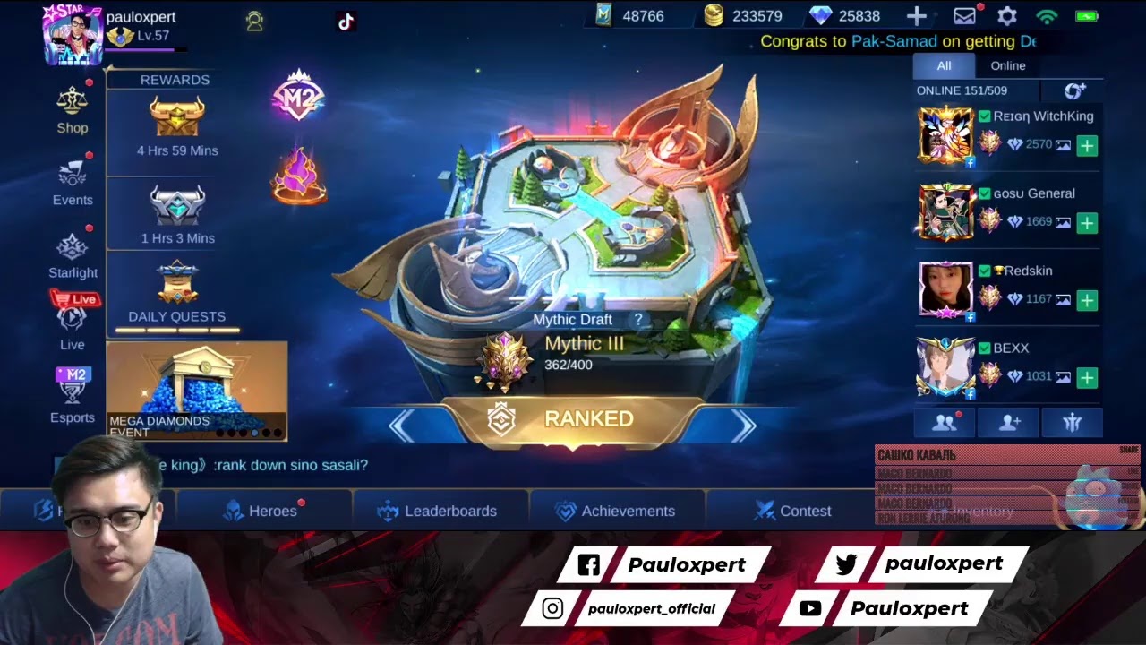 SOLO QUEUE MYTHIC | MLBB - YouTube