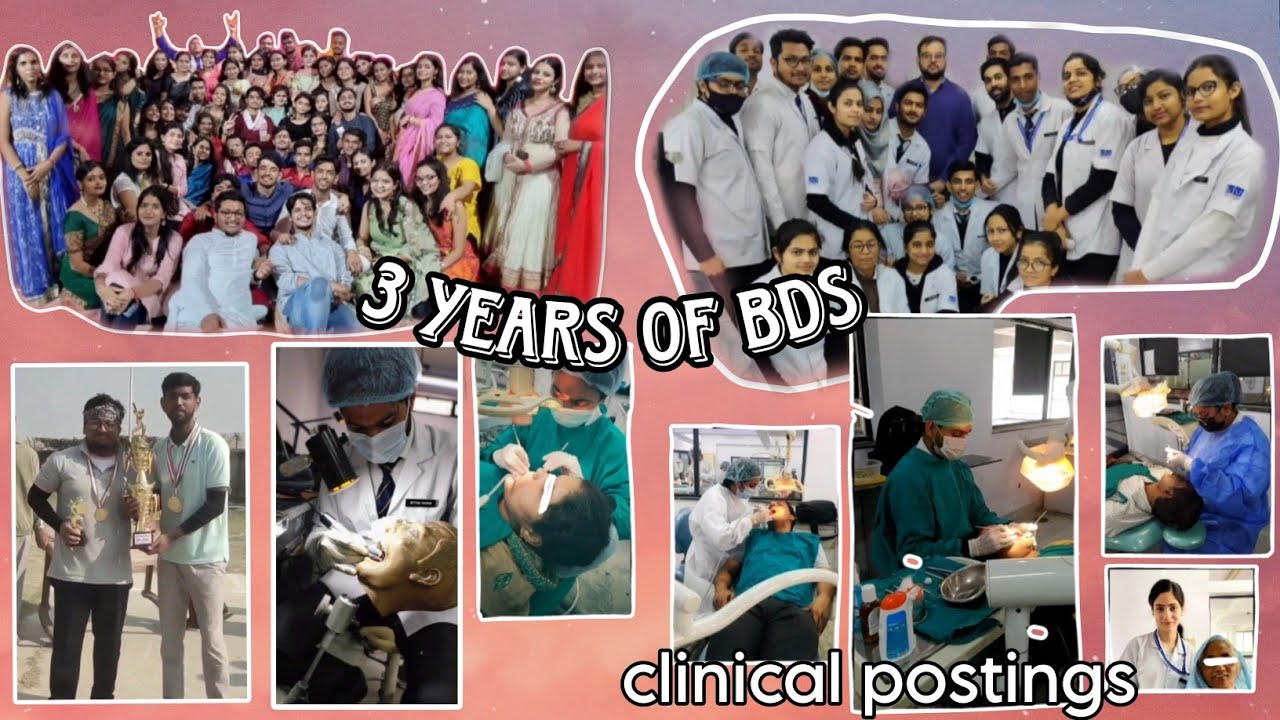 3 years of BDS IN 3 minutes | Dental college | India -BDS | #memories ...