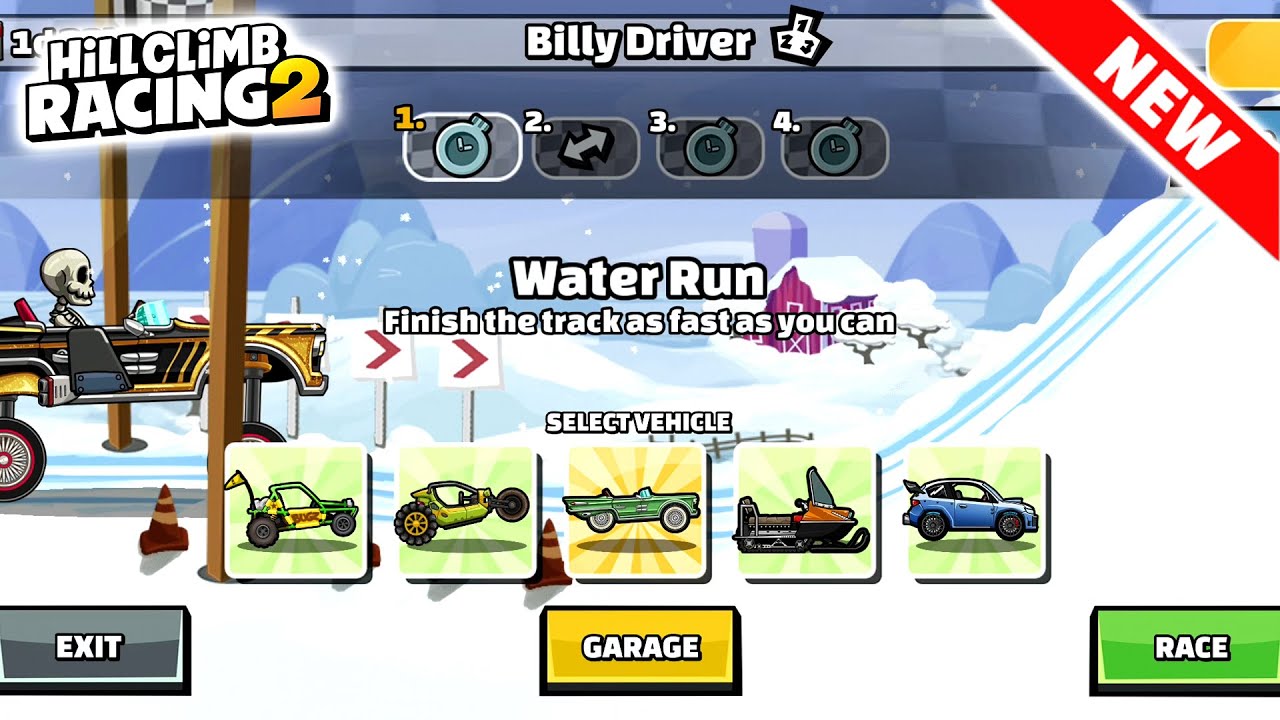 Hill Climb Racing 2 34k (37k strategy) in BILLY DRIVER New Team Event ...