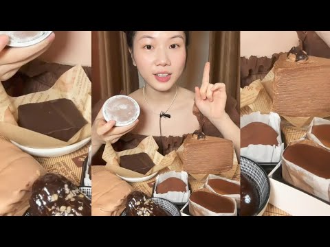 洁宝美食日记 Eating show| Mrs Mimi eating yummy 🤤 Cake's 🍰, pastry, and many ...