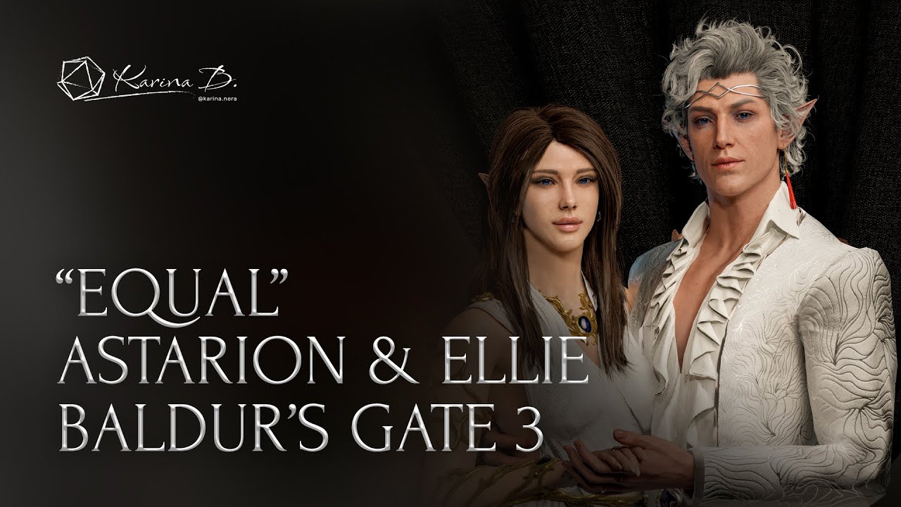 Astarion & Ellie «Equal» Baldur's Gate 3 | Процесс создания сцены - YouTube