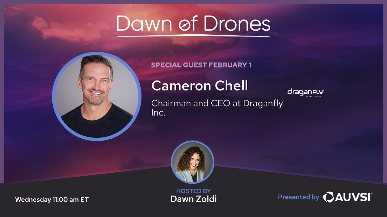 Cameron Chell, Chairman and CEO, Draganfly Inc. | Dawn of Drones ...