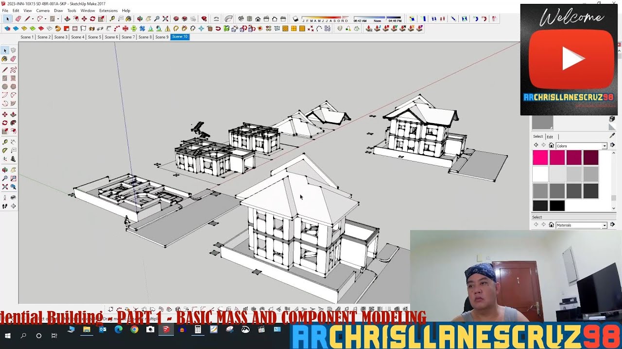 SKETCHUP 3d-PHILIPPINE RESIDENTIAL DESIGN - 4BR, 2 STOREY Designed by ...