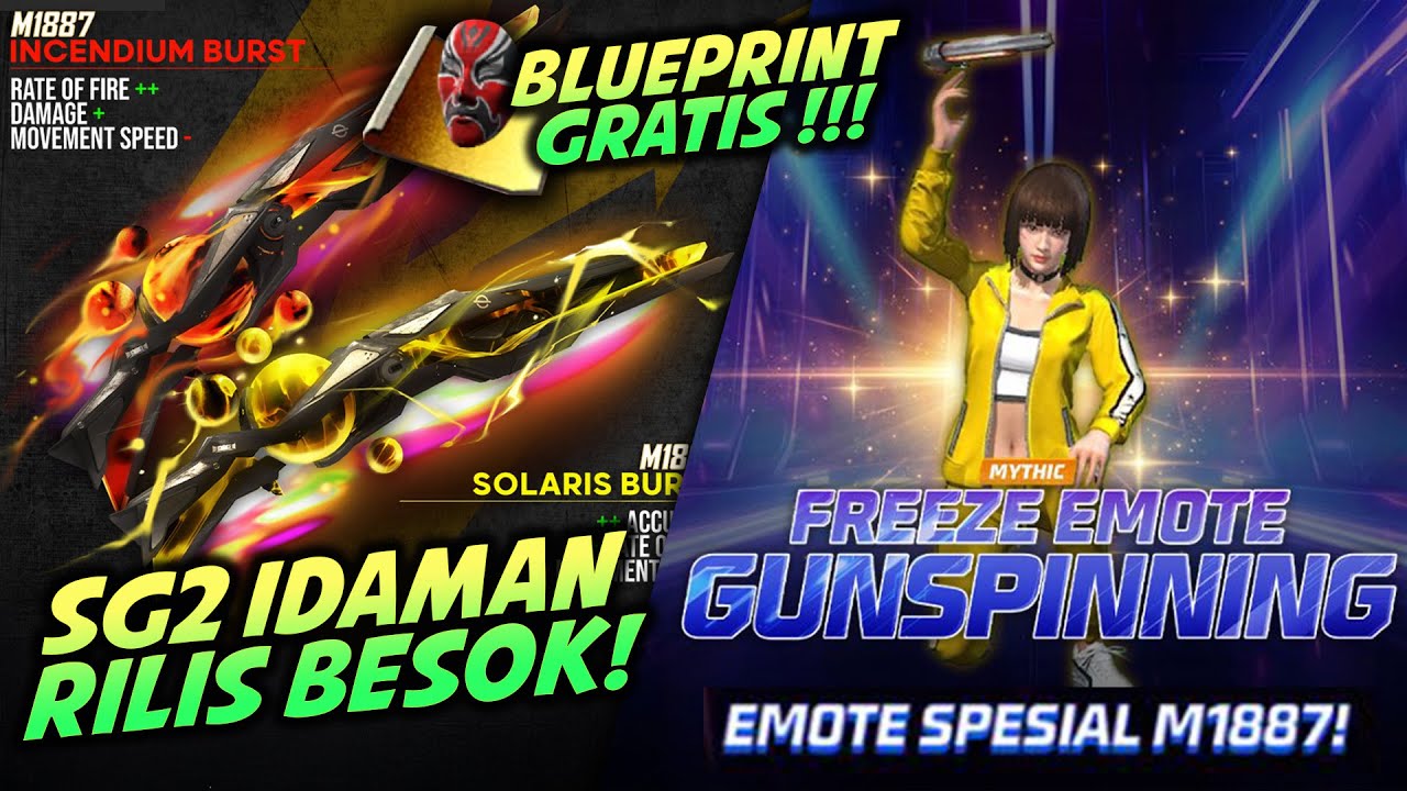 🌟 EVENT IDAMAN - BLUEPRINT INCU GRATISAN NIH! M1887 SOLARIS KUNING ...