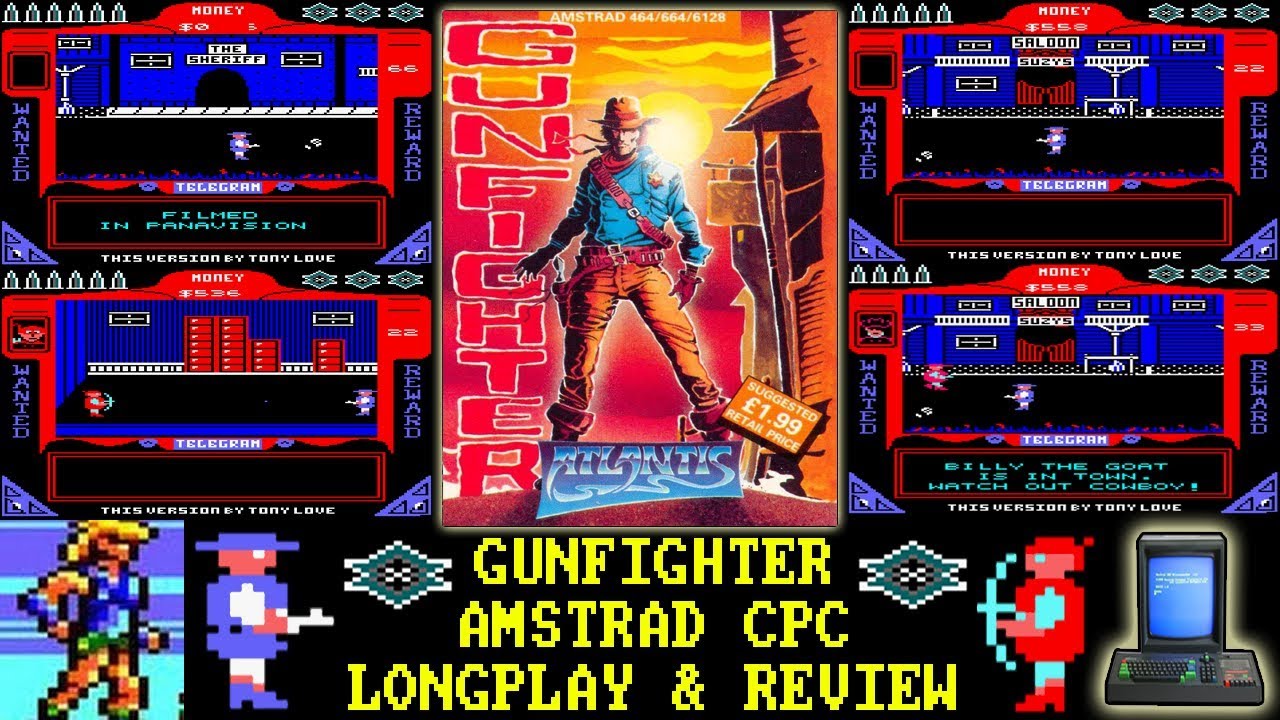 [AMSTRAD CPC] Gunfighter - Longplay & Review - YouTube