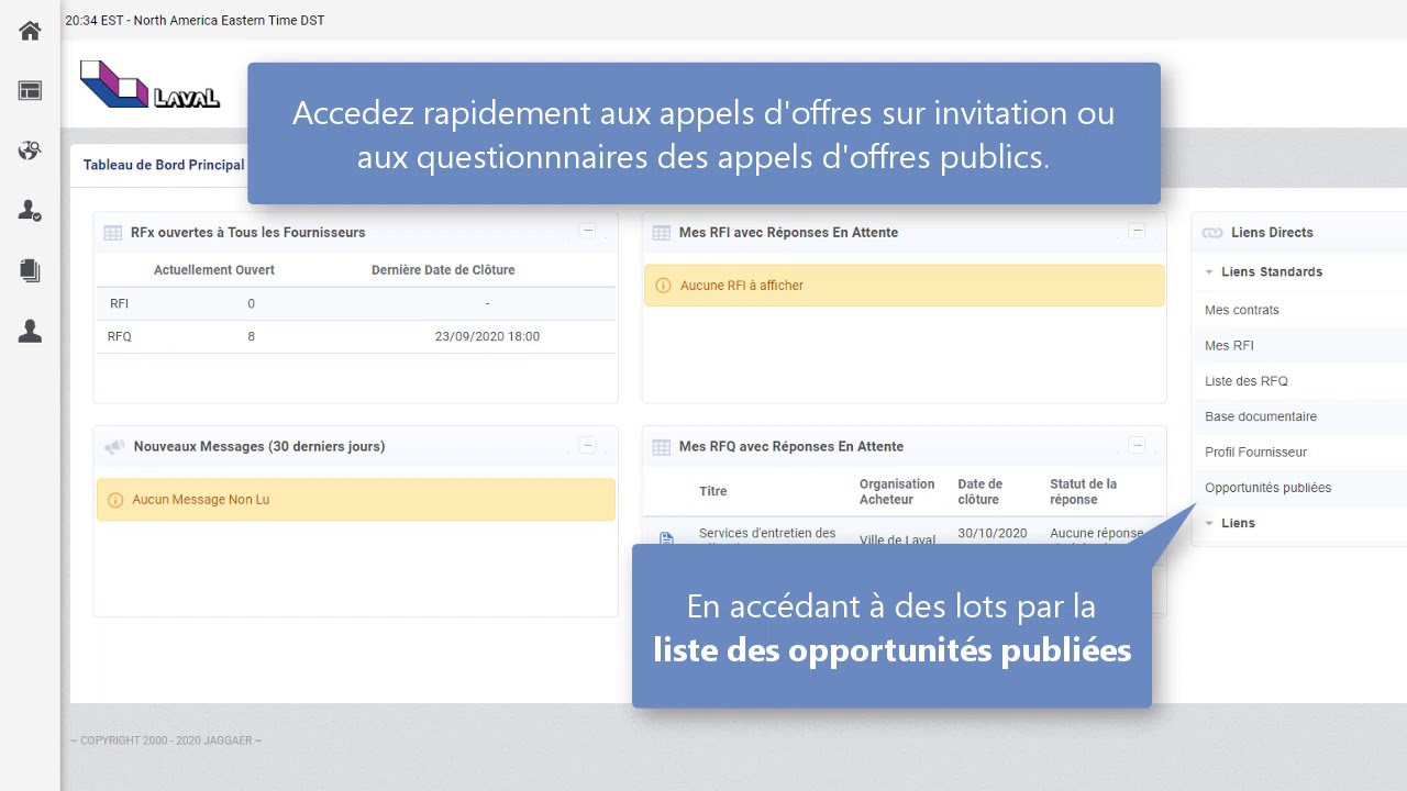 Capsule 4 pour la plateforme SIA : comment utiliser le tableau de bord ...
