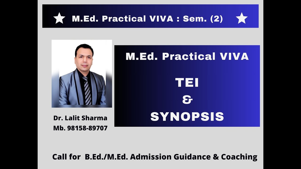 M.Ed. Practical (Semester: 2) - YouTube