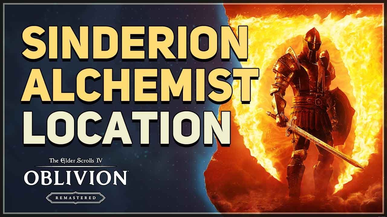 Sinderion Alchemist Location The Elder Scrolls 4 Oblivion Remastered ...