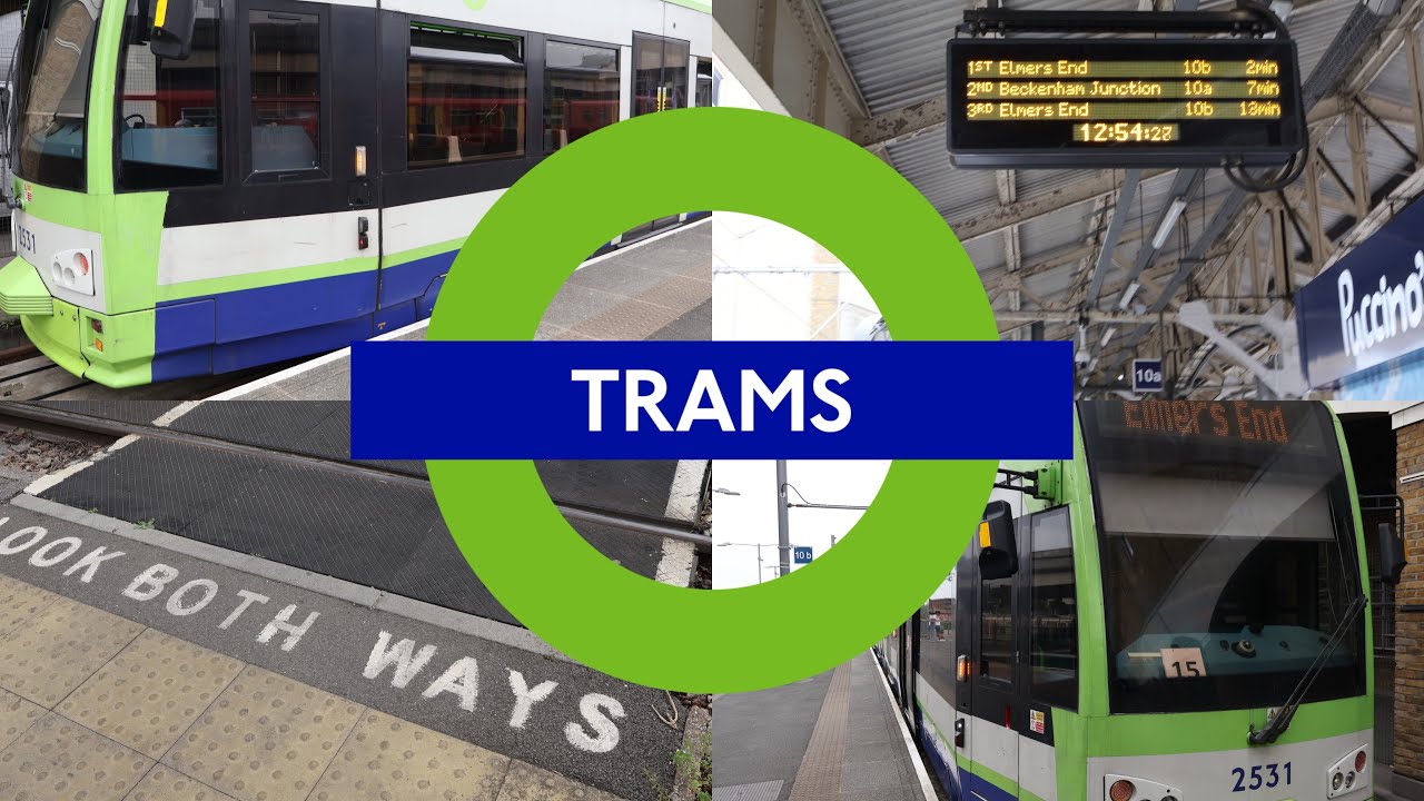 Inside the London Trams - YouTube