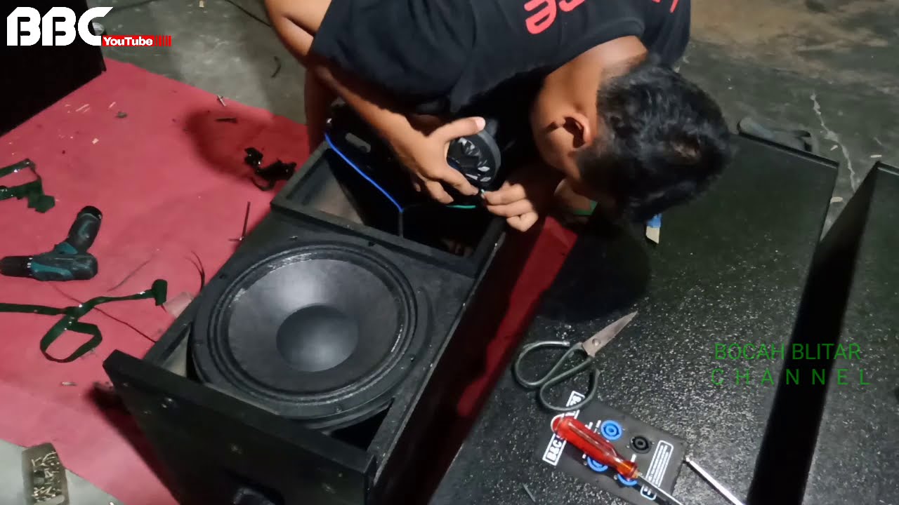 MASANG SPEAKER LINE ARRAY B&C GUNTUR BUANA - YouTube