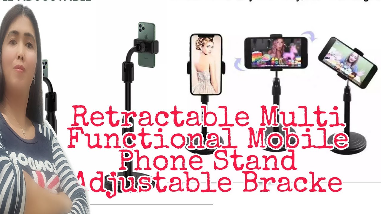 UNBOXING AND REVIEW RETRACTABLE MULTI FUNCTIONAL MOBILE PHONE STAND ...