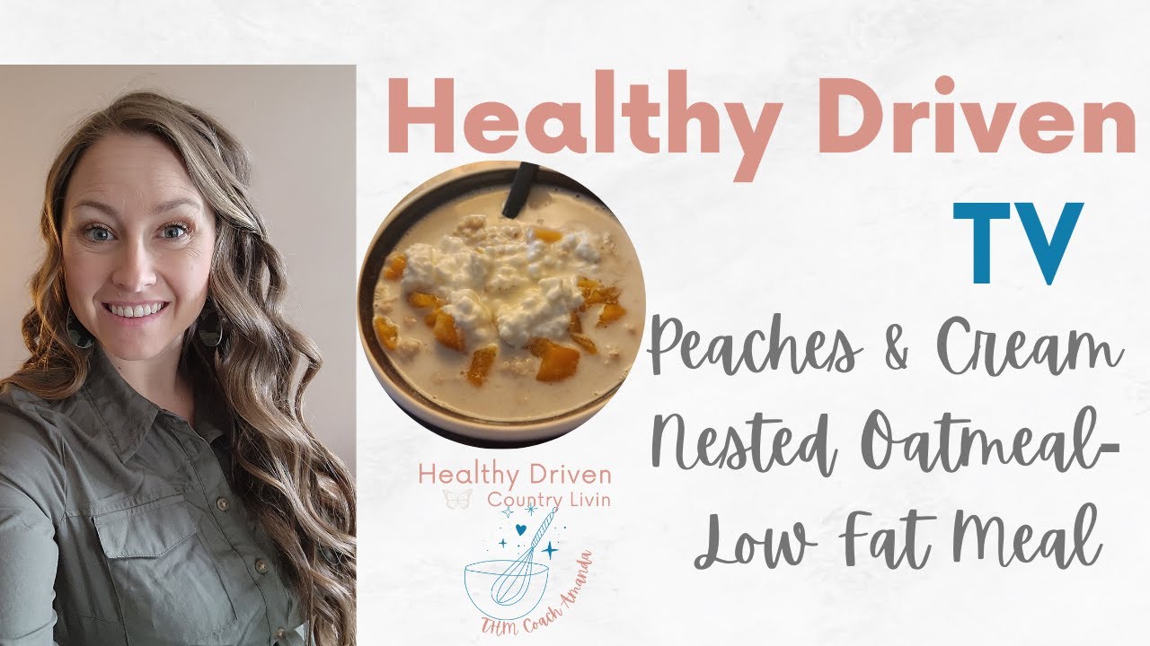 Peaches & Cream Oatmeal (Nested Style) - YouTube