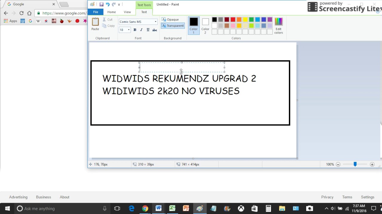 How to Draw a Message Box in MS Paint - YouTube