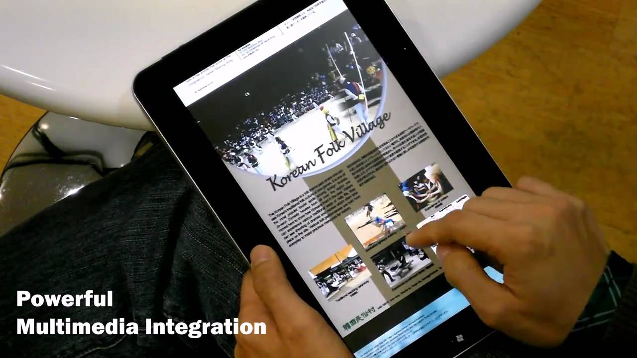 DocZoom Creator in Windows 7 Tablet device - YouTube