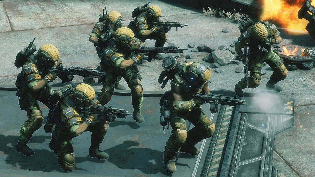 IMC vs Milita Grunts - Titanfall 2 AI Battles - YouTube