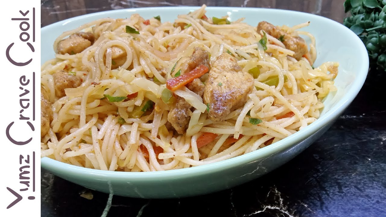 Easy And Delicious Chicken Chow Mein Recipe By Yumz Crave Cook - YouTube