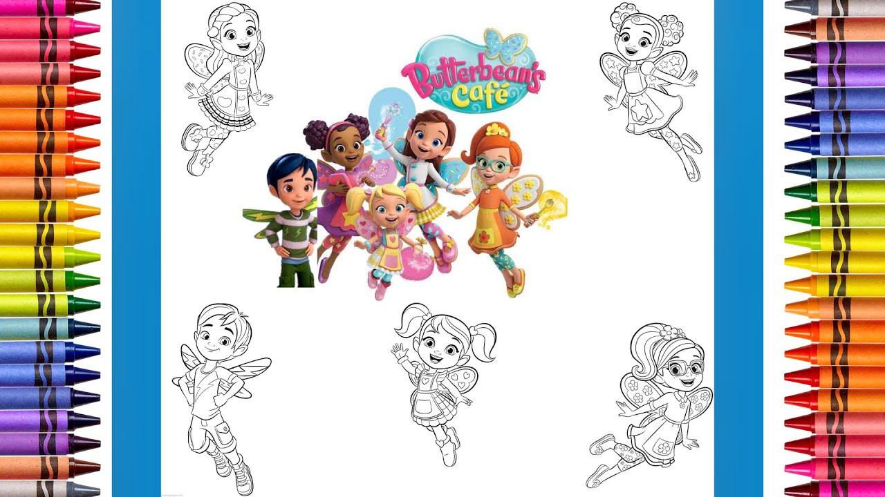 The Coloring Couple Presents: Coloring Butterbean's Cafe Characters ...