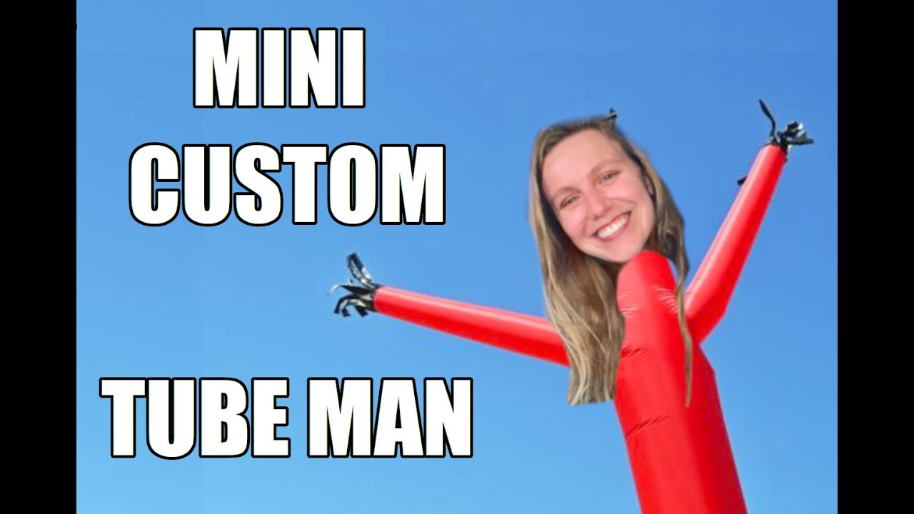 DIY Mini Wacky Inflatable Tube Men - YouTube