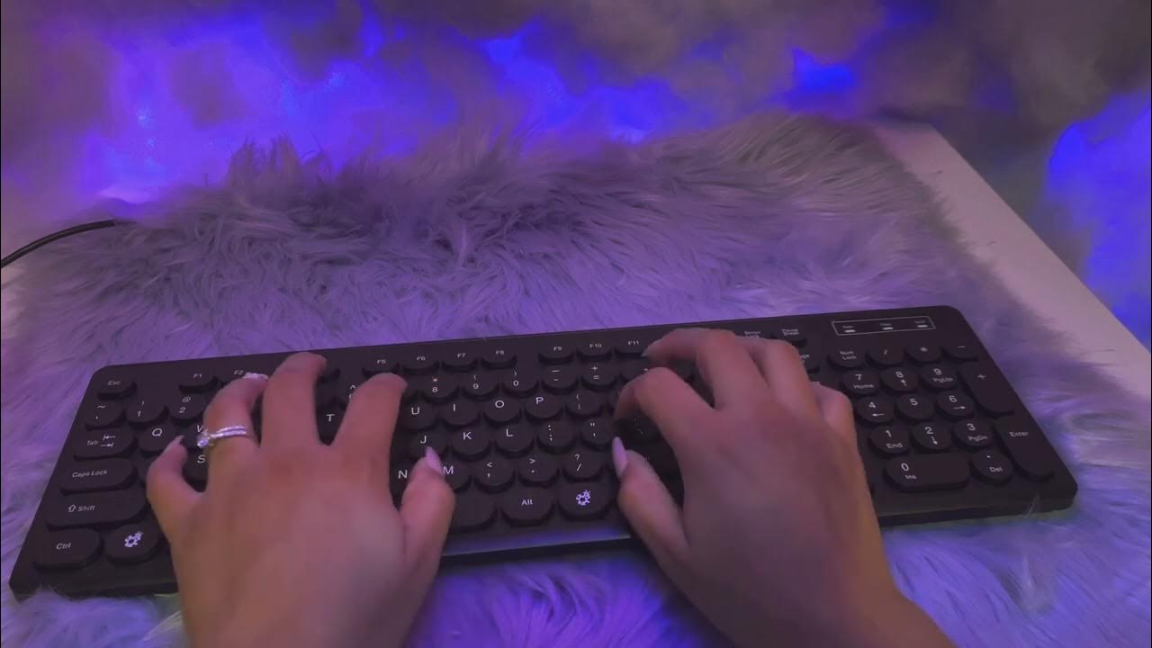 Soothing ASMR Keyboard Tapping for Stress Relief & Relaxation - YouTube