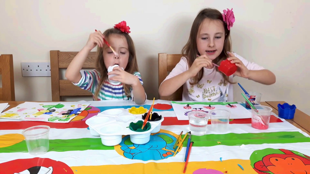 Let us do some art works with colors and having fun - YouTube
