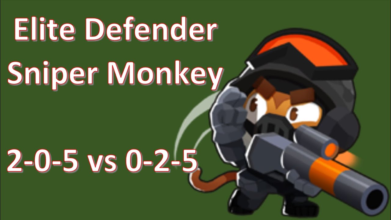 What is the Best Elite Defender Sniper Monkey? (x-x-5) - YouTube