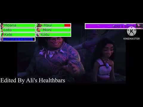 Moana 2 (2024) Final Battle with healthbars 1/2 (100 Subscribers Special)