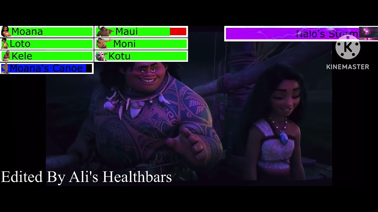 Moana 2 (2024) Final Battle with healthbars 1/2 (100 Subscribers ...