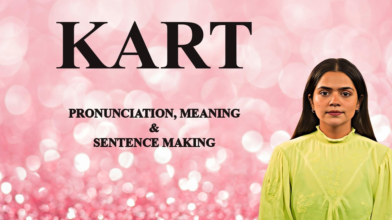KART - Meaning_&_Pronunciation_Word_World_Audio_Video_Dictionary - YouTube