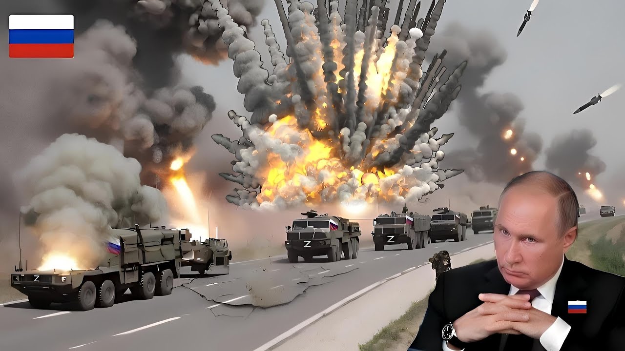 December 7, shocking the world, Russia's largest convoy was destroyed ...