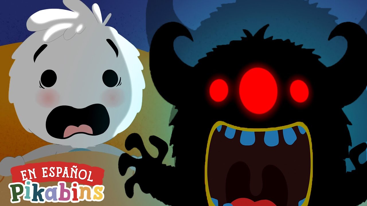 ¡Hay Monstruos Debajo de La Cama! 🎃👻 | Caricaturas | Pikabins Canciones ...