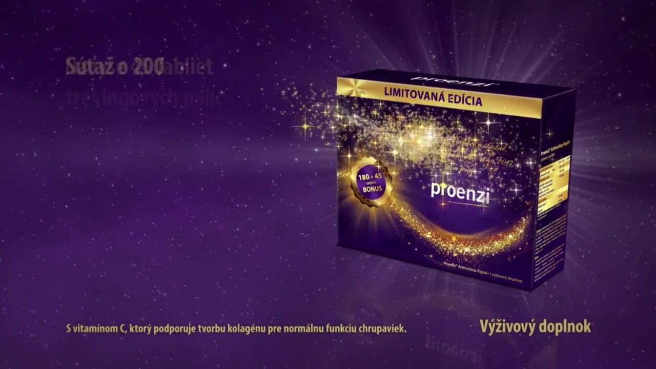 Proenzi Arthrostop Rapid Plus Limitovaná edícia sa súťaží - YouTube