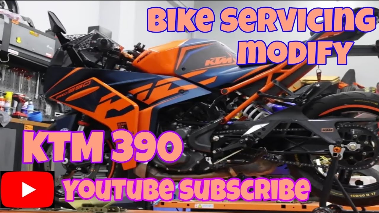 😱#YouTube #viral #video#💞KTM 390 bike servicing and modify🔥🔥 - YouTube