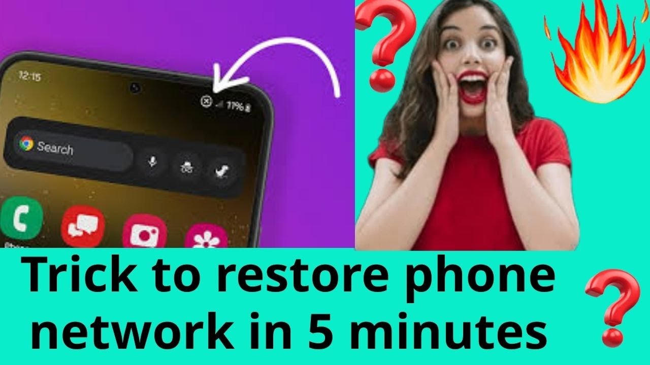 "Trick to Restore Your Phone Network in 5 Minutes Quickly!" - YouTube